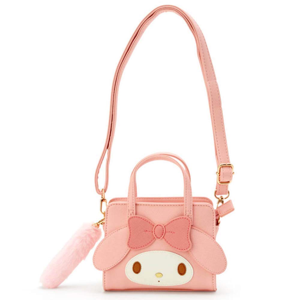 SHOCKTU My Melody Bag, Cinnamoroll PomPomPurin Bag Cute Cartoon Shoulder Bag Anime Cosplay Doll Handbag (PINK)