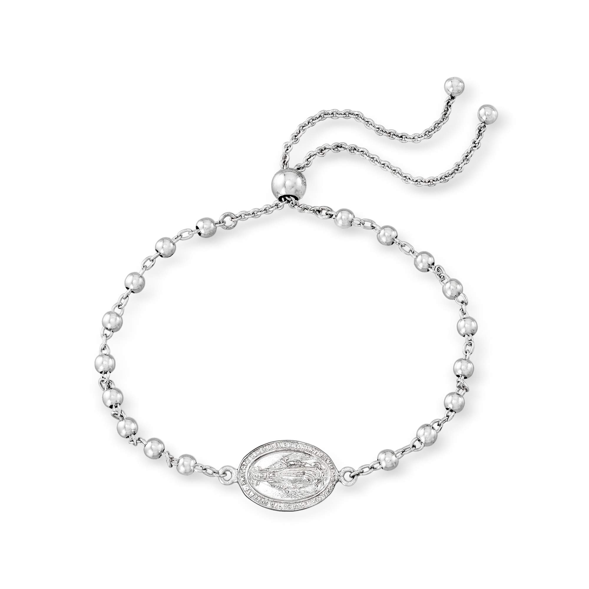 Ross-Simons Sterling Silver Jewelry Set: 2 Religious Symbol Bolo Bracelets