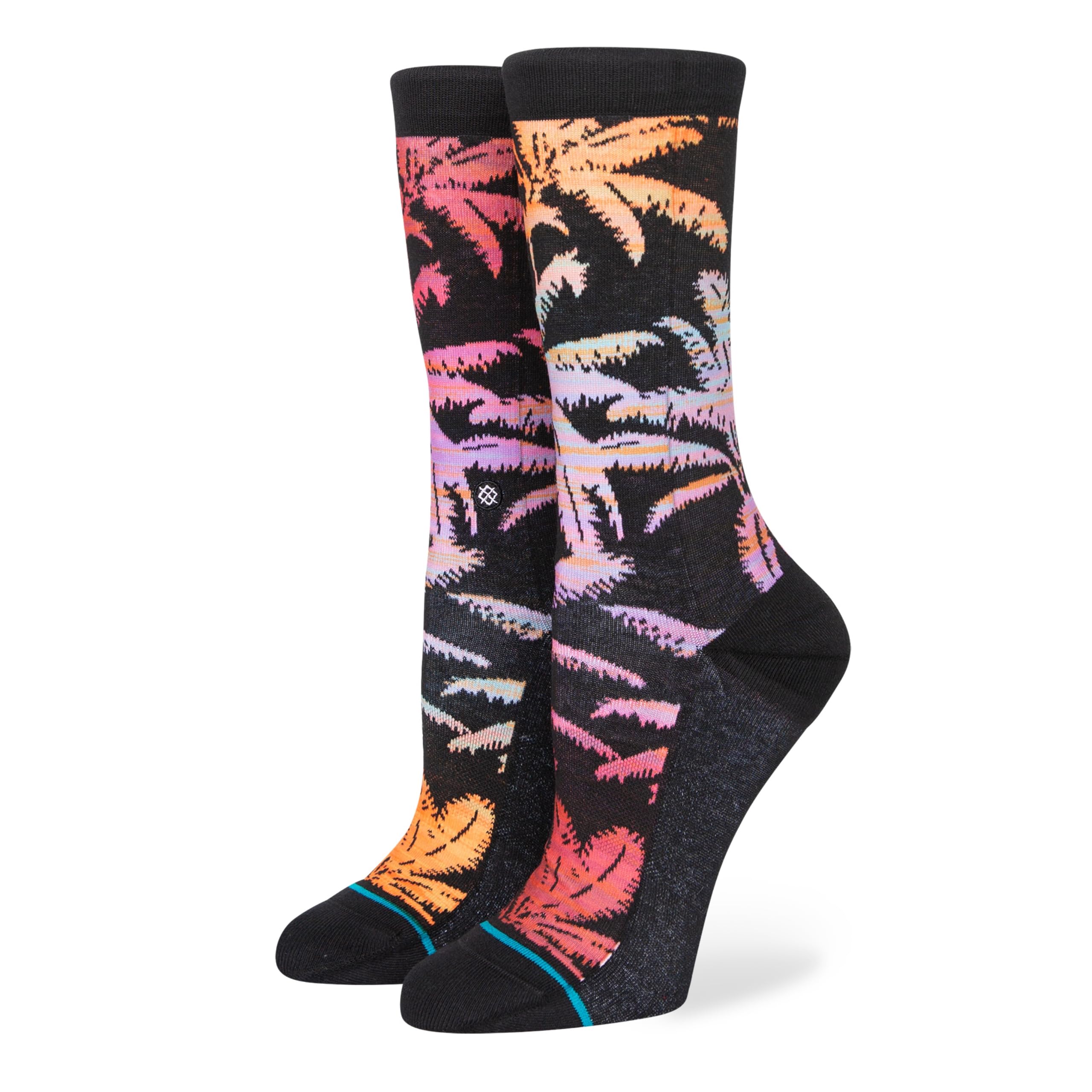 Stance Palmer Womens Crew Socks (Small, Black)