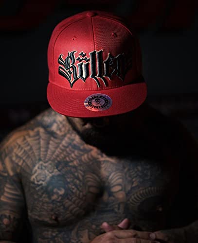 Sullen Sketchy Tattoo Lifestyle Graphic Snapback Hat Red