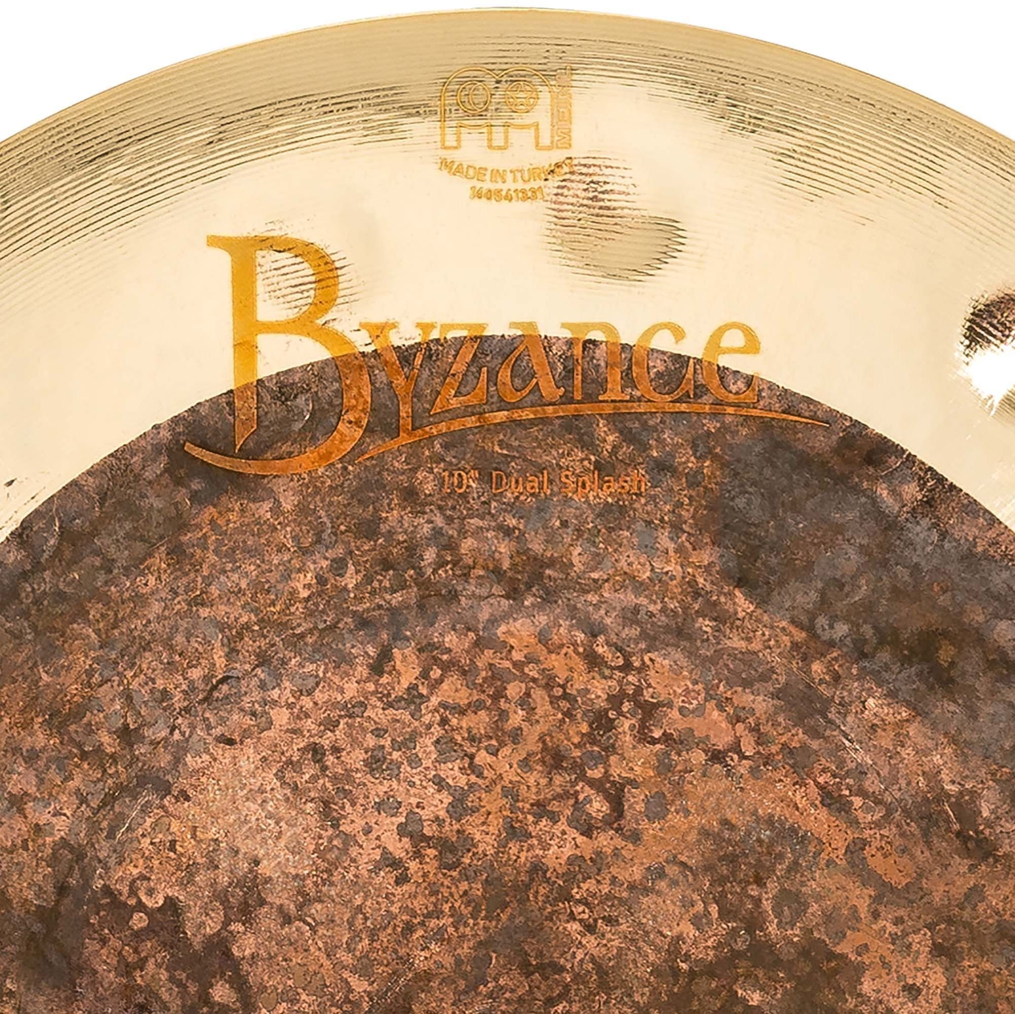 Meinl Cymbals Byzance 10" Dual Splash β MADE IN TURKEY β Hand Hammered B20 Bronze, 2-YEAR WARRANTY, B10DUS, inch