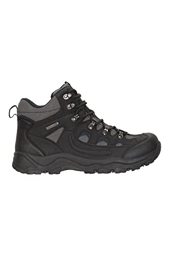 Mountain Warehouse Adventurer Mens Waterproof Hiking Boots Black 7 M US Men