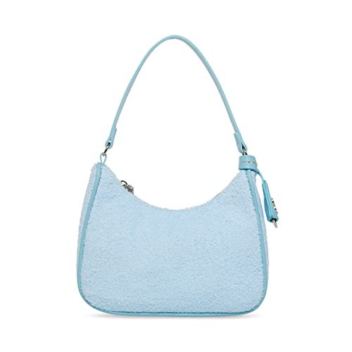 Steve Madden Paula-T Terry Cloth Shoulder Bag, Blue