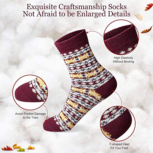 Yoga Socks with Grips for Women Pack Shoe Socks Women's Fancy Design Multi Colorful Patterned Knee High Socks