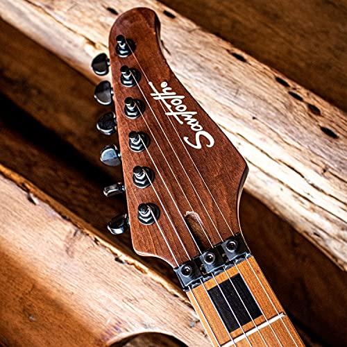 Sawtooth 6 String Primal Red Michael Angelo Batio Series ST-M24 Electric Guitar, Right, (ST-M24-PR)