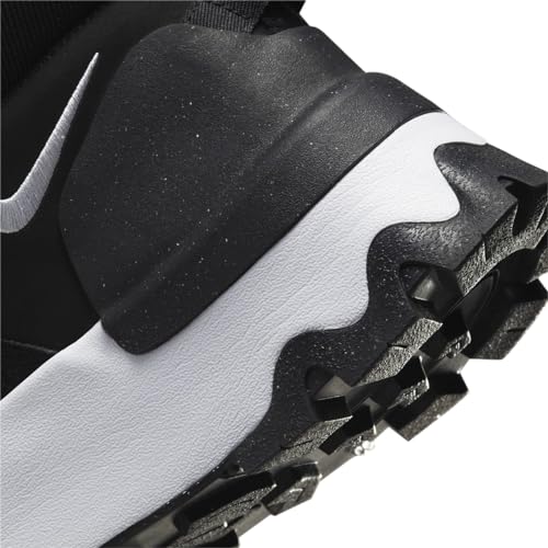 NIKE Women's Sneaker, Black White Black, 8