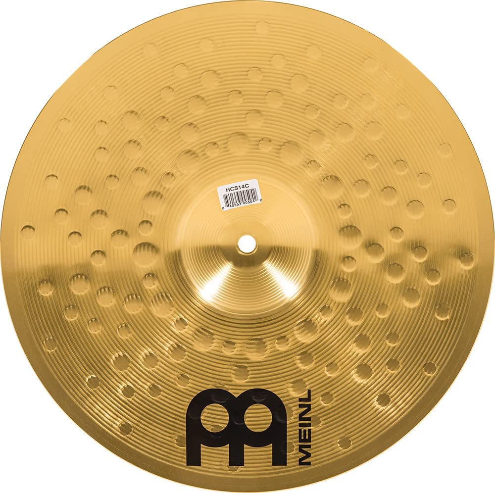 Meinl Percussion HCS 14" Crash Cymbal for Drum Set β Made in Germany β Traditional Medium Brass, 2-Year Warranty, (HCS14C)