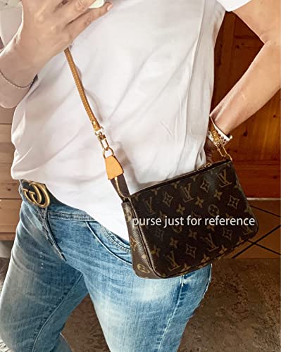 YESIKIMI 10mm Thin Real leather Adjustable Crossbody Straps For Eva,milla,Favorite,Felicie,Alma BB PHONE STRAP