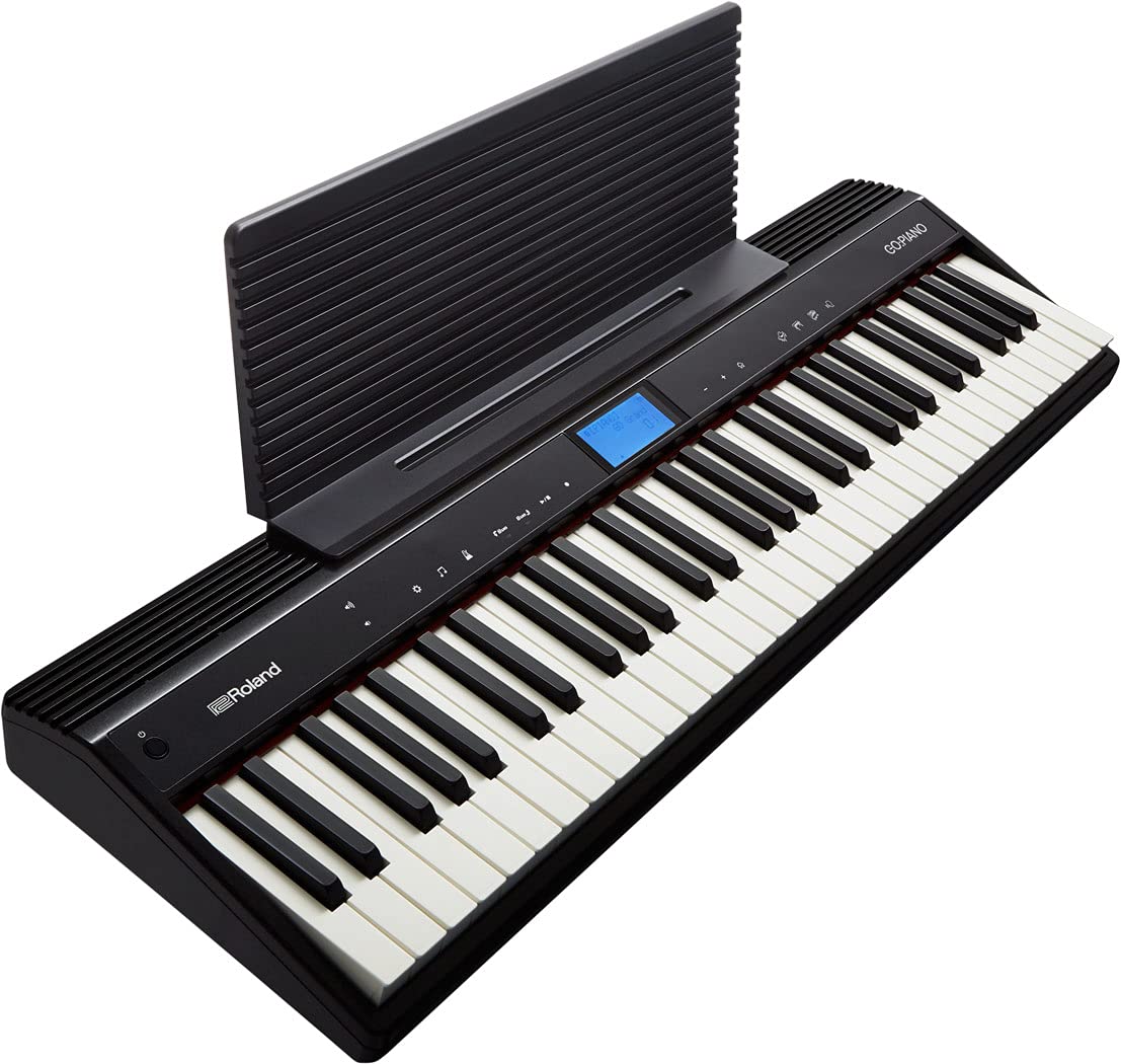 Roland GO:PIANO 61 Key Digital Piano with Roland DP-2 Pedal and Power Adapter
