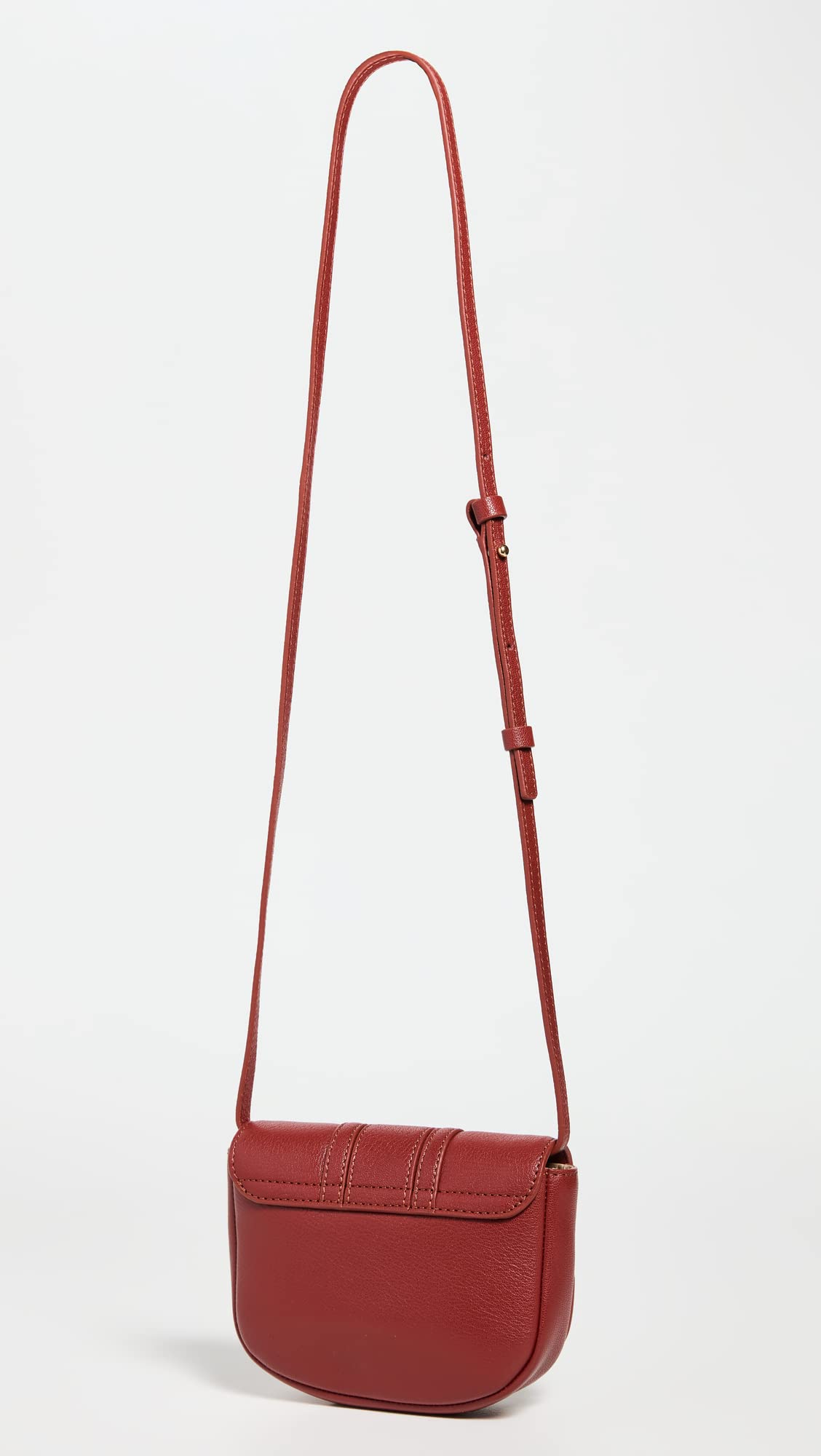 See by Chloe Women's Hana Mini Saddle Bag, Reddish Brown, One Size
