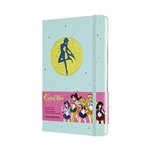 Moleskine Limited Edition Sailor Moon Notebook, Hard Cover, Large (5" x 8.25"), Plain/Blank, Transformation, 240 Pages