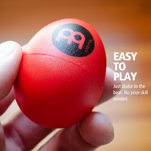 Meinl Percussion Set Egg Shakers 4-Piece Pack for All Music with Different Volume β NOT Made in China β Durable All-Weather, 2-Year Warranty (ES