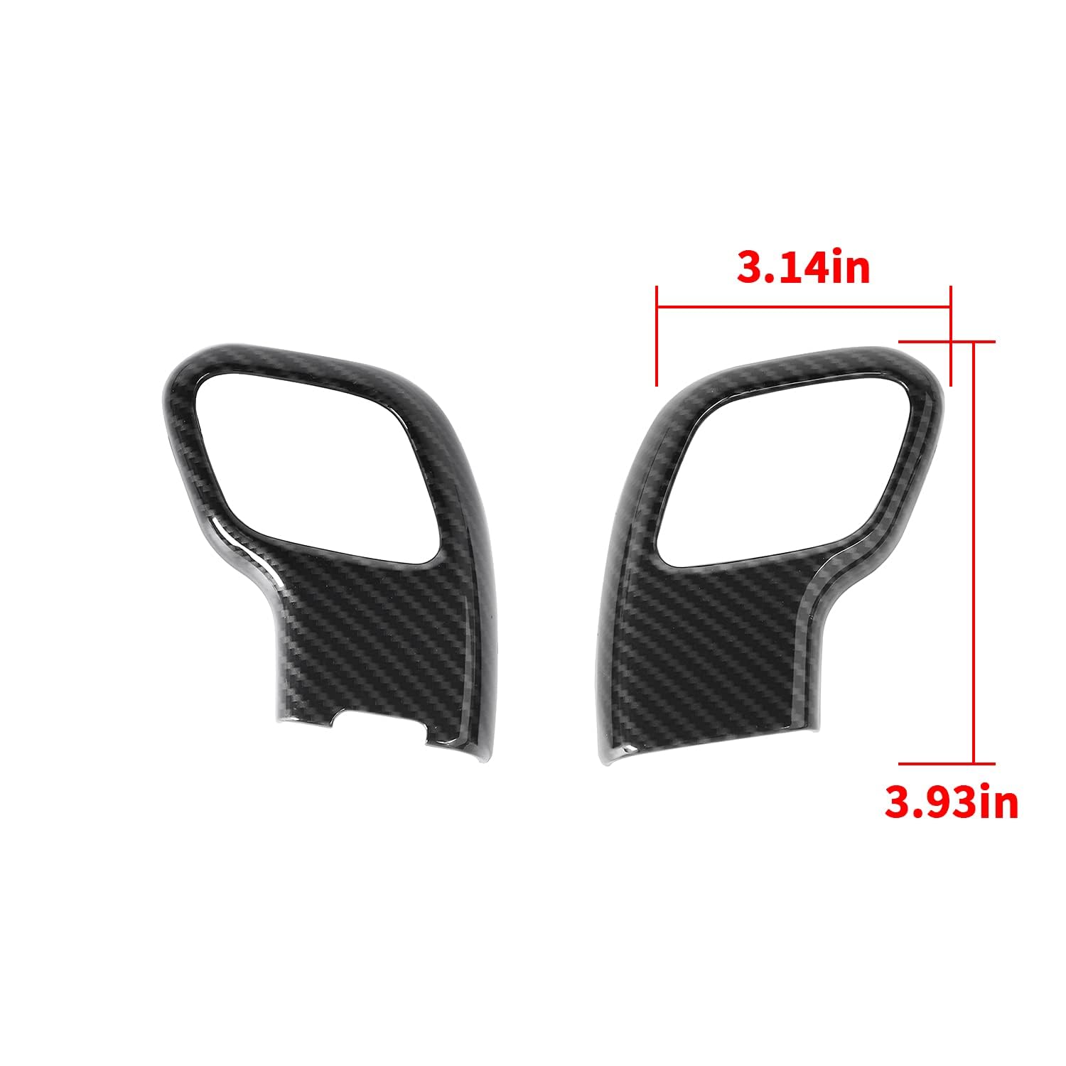 SQQP ABS Carbon Fiber Gear Shift Knob Cover Stick Shifter Cap Cover for 2015-2020 Ford F150