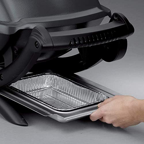 Weber 52020001 Q 1400 Electric Grill Dark Grey Bundle with Weber Q Portable Cart for Weber Q 1000 / Q 2000 Grill Black