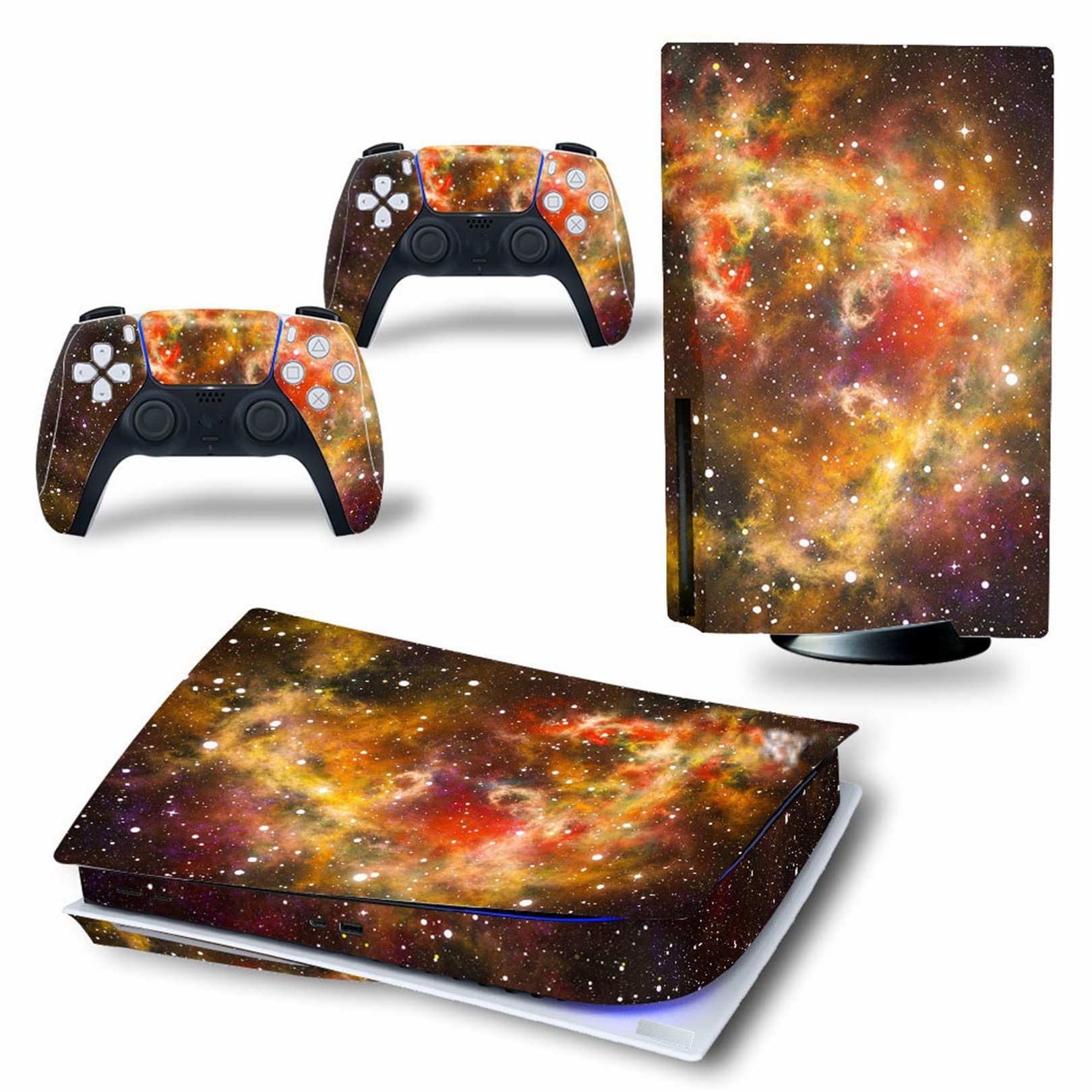 Top factory BUCEN for PS5 Skin Disc Edition & Digital Edition Console and Controller Vinyl Cover Skins Wraps Scratch Resistant, Compatible with for PS5 852662 Anti Scratch (Size : Disc Version)