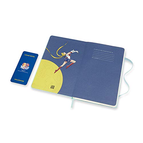 Moleskine Limited Edition Sailor Moon Notebook, Hard Cover, Large (5" x 8.25"), Plain/Blank, Transformation, 240 Pages