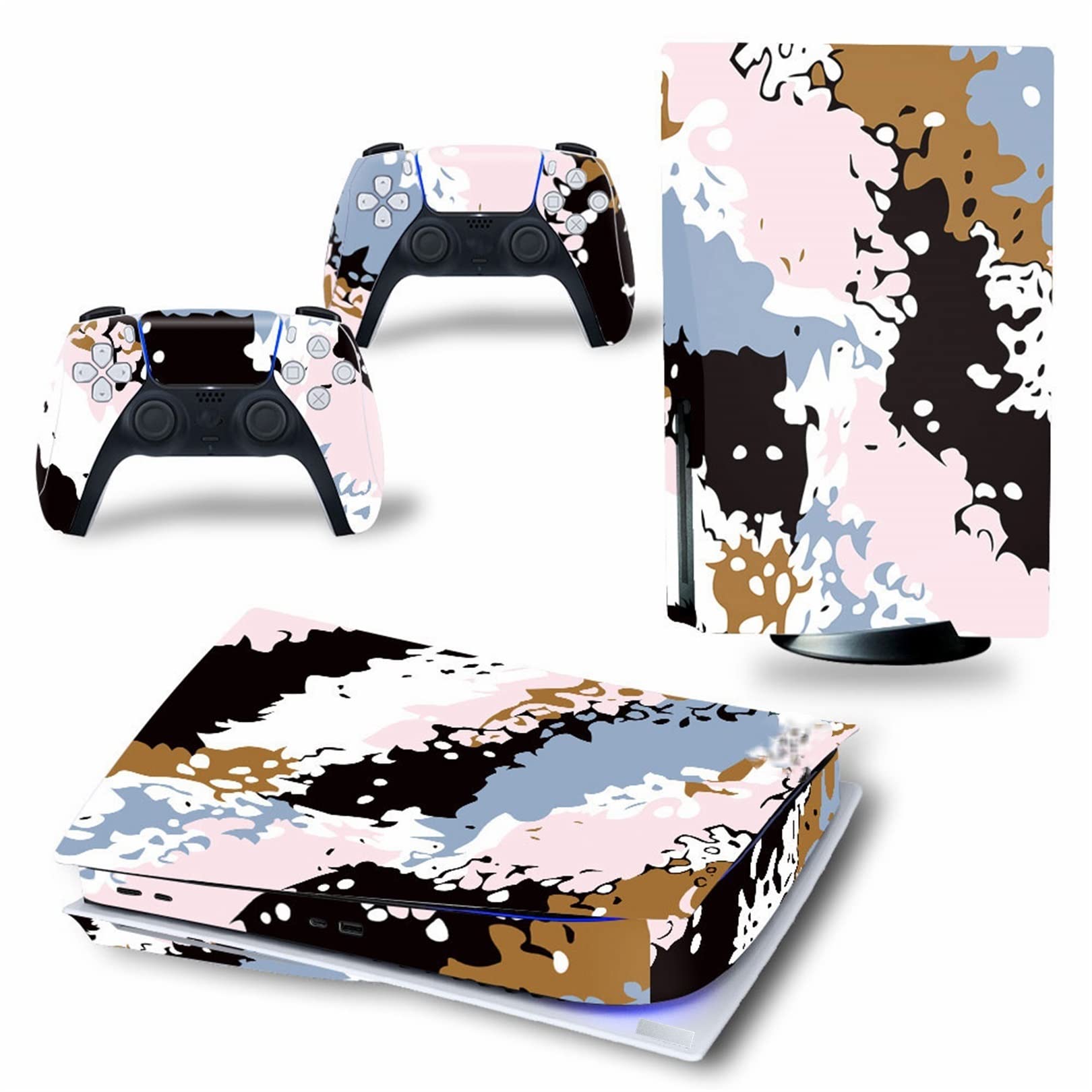 Top factory BUCEN for PS5 Skin Disc Edition & Digital Edition Console and Controller Vinyl Cover Skins Wraps Scratch Resistant, Compatible with for PS5 865413 Anti Scratch (Size : Digital Edition)