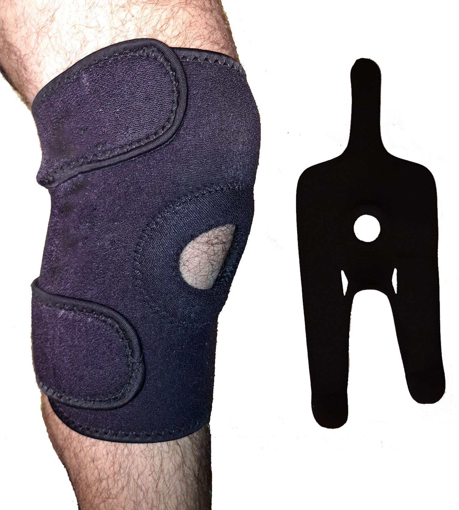 Odsia Knee Brace Support for ACL, LCL, MCL, Artheritise, Injuries, Sports, Pain Relief, Open-Patella Brace
