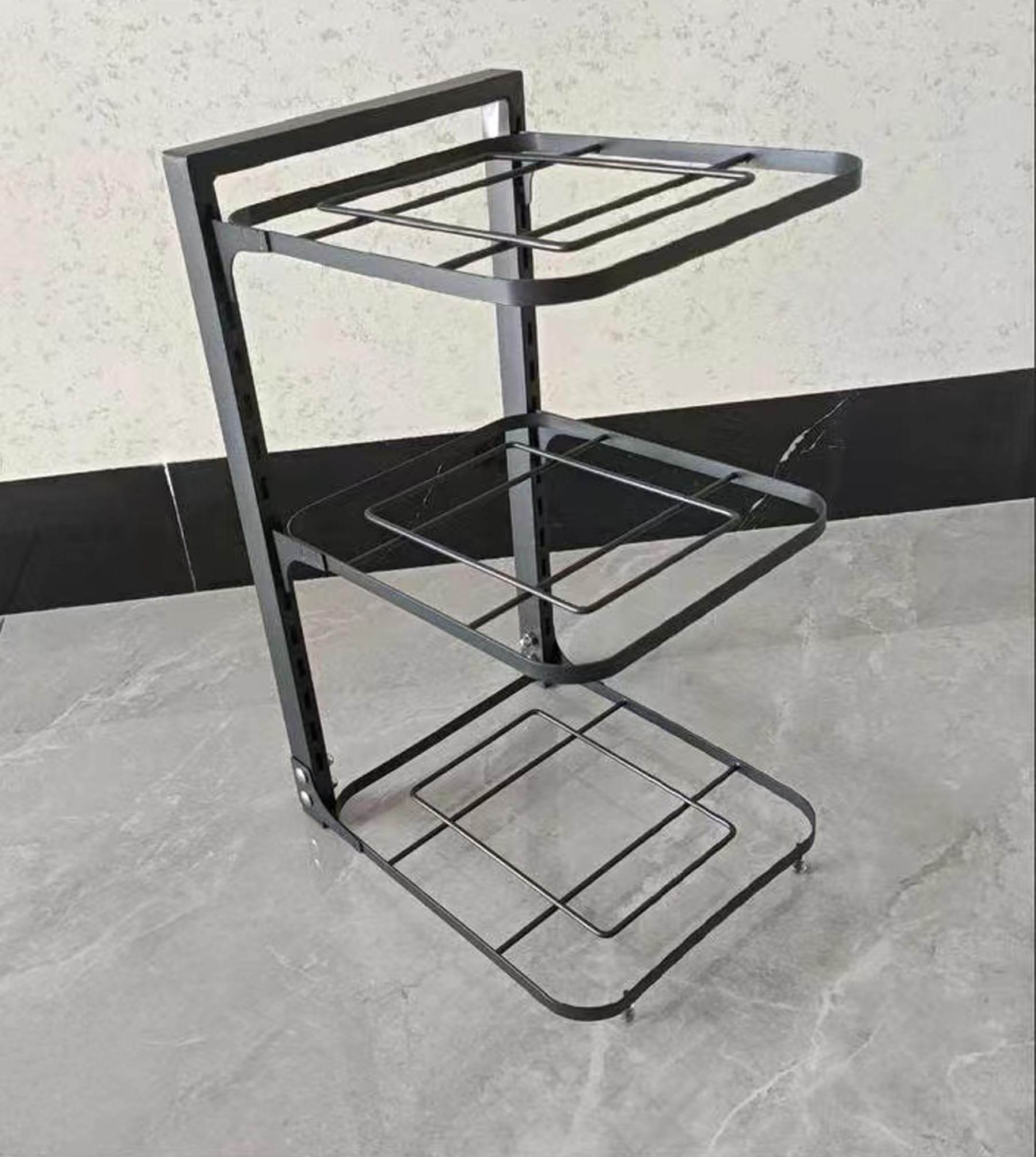 Pot and Pan Organizer for under Cabinet Baking Pan Organizer Rack Pot Rack Pot Organizer Pot and Pan Rack Pan Storage Pot Lid Pan Holder under Sink For Kitchen Organization (3 Tier)