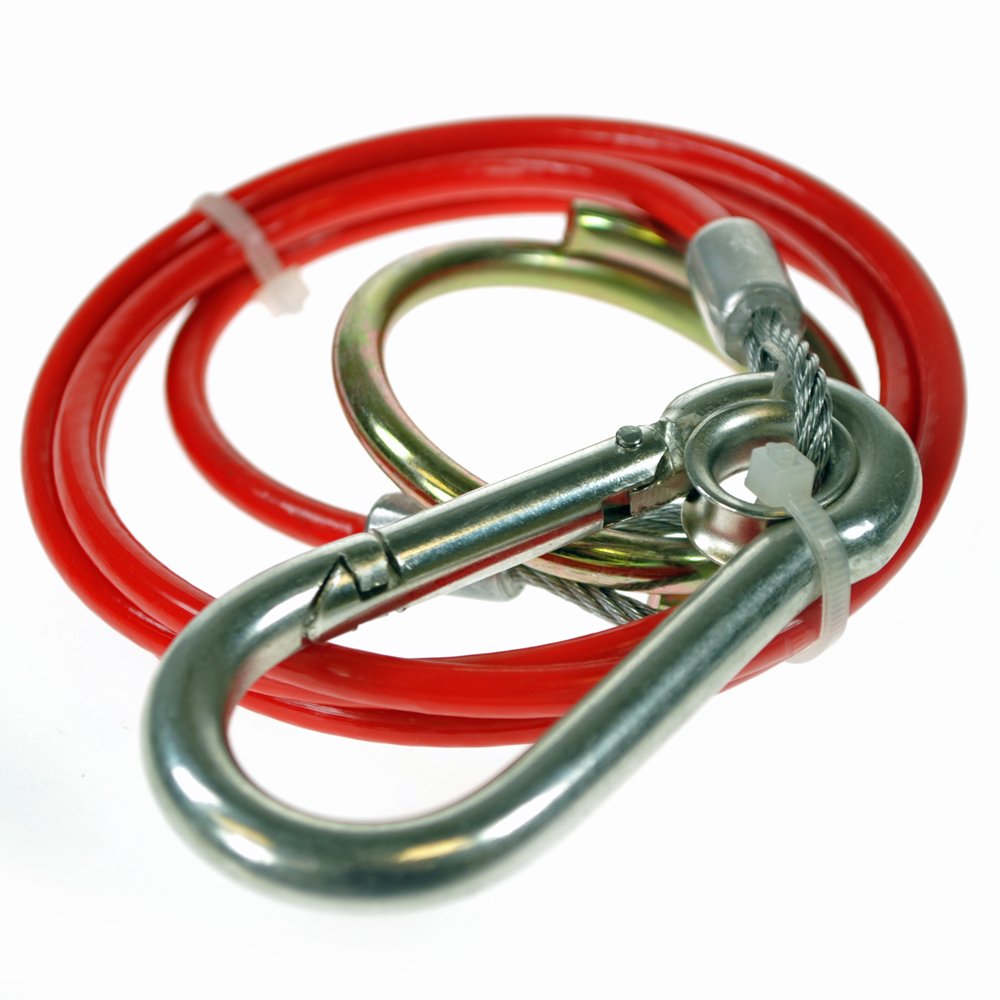 Maypole MP501 Câble de retenue PVC Rouge 1 m x 3 mm