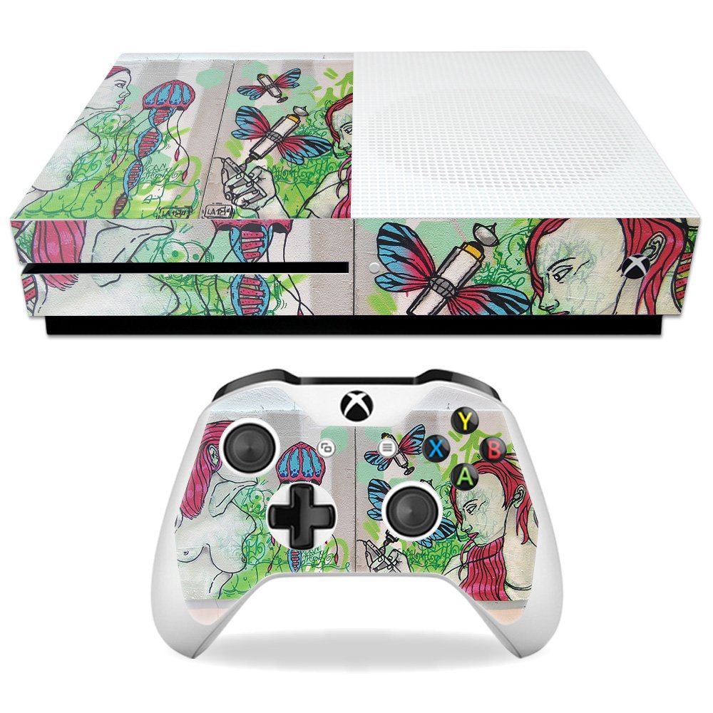 MightySkins Skin Compatible with Microsoft Xbox One S - Modern Technology | Protective, Durable, and Unique Vinyl Decal wrap Cover | Easy to Apply, Remove, and Change Styles | Made in The USA