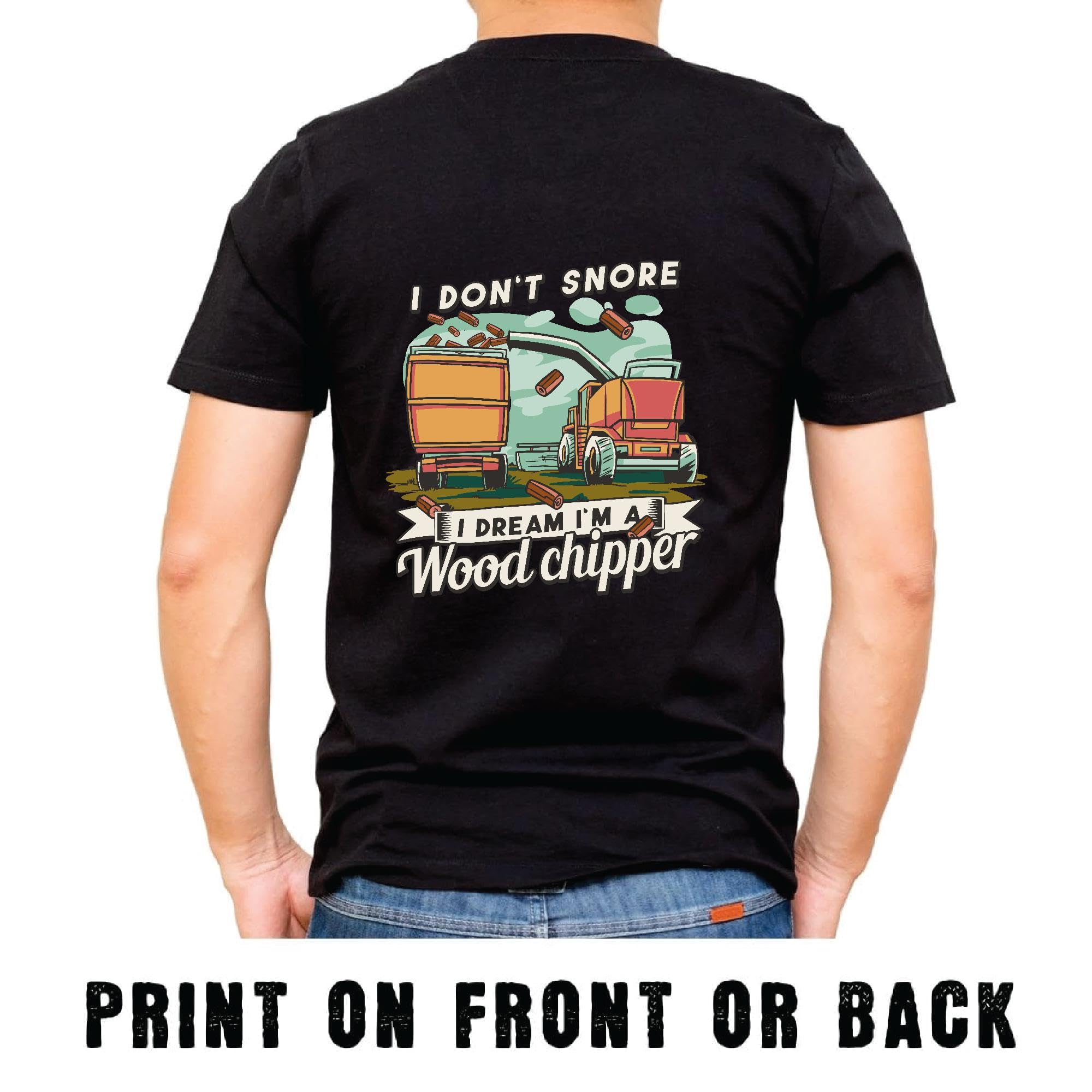Men s Wood Chipper Inspired Gift The perfect gift for DIY enthusiasts and tools lovers Men Women Black Multicolor T shirt