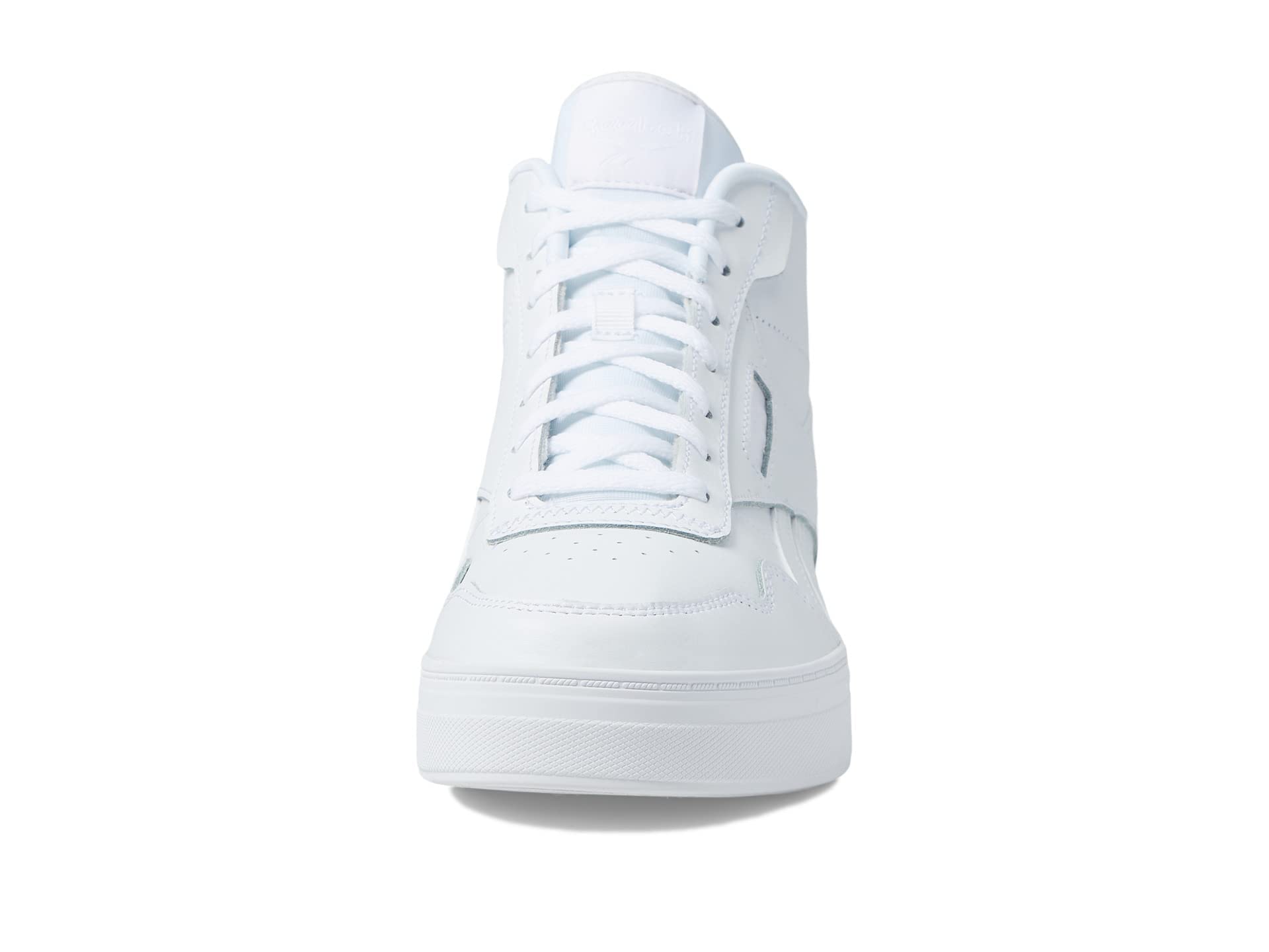 Reebok Women's Court Advance Bold High Sneaker, Footwear White/Footwear White/Footwear White, 9