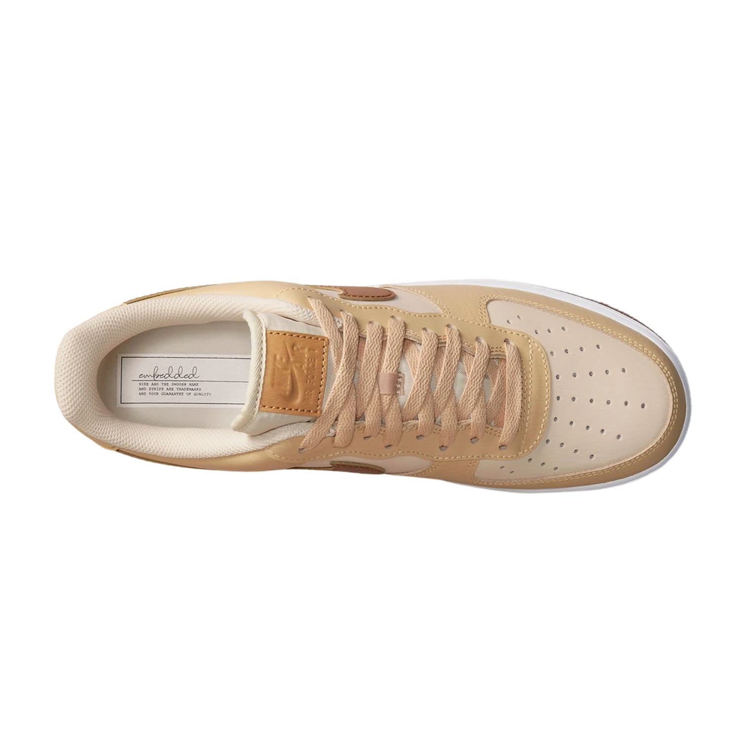 Nike Men's Air Force 1 '07 Shoe, Pearl/White/Sesame, 11