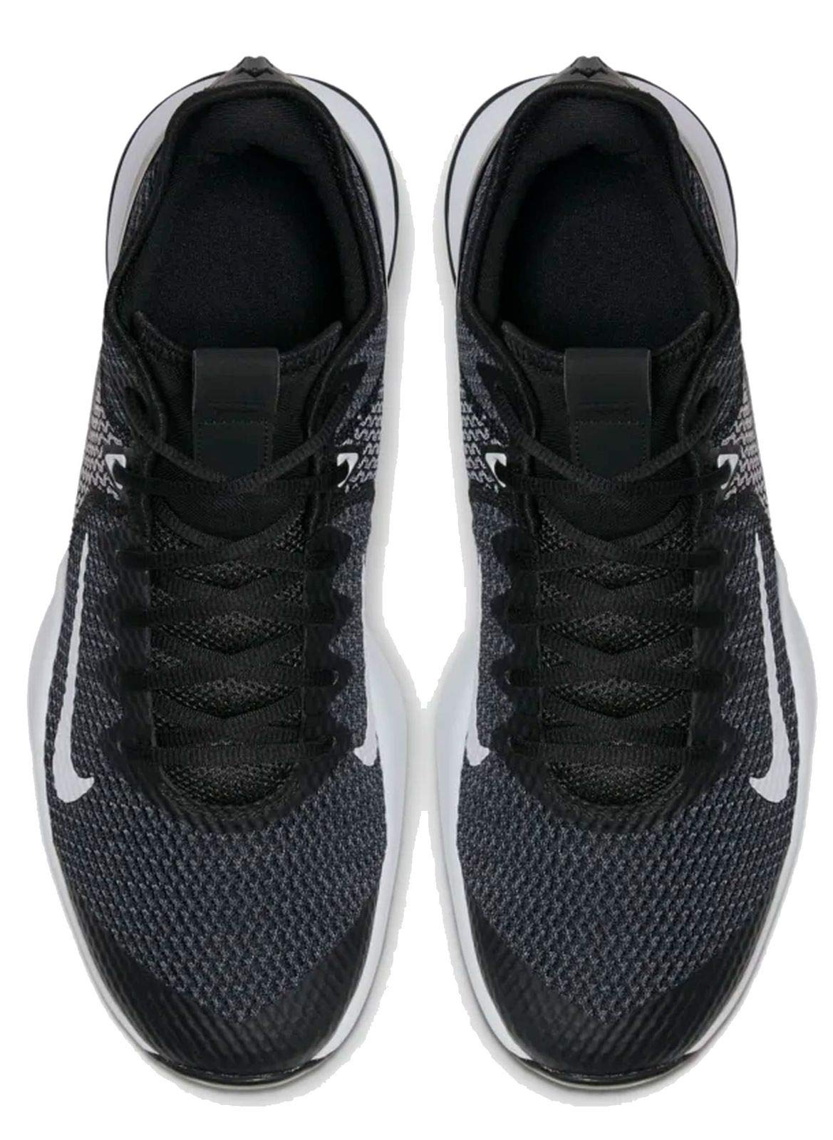 Nike Men's Basketball Shoes, Multicoloured Black White Iron Grey Pure Platinum 001, 9.5 UK