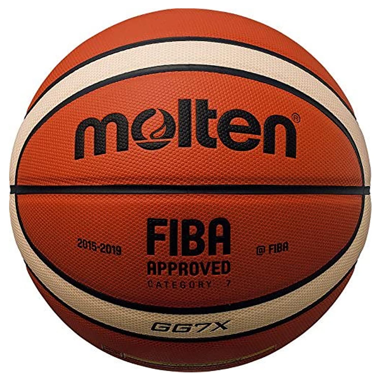 Molten X-Series Basketball, 12-Panel 2-Tone Composite - Size 7