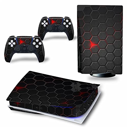 Top factory BUCEN for PS5 Skin Disc Edition & Digital Edition Console and Controller Vinyl Cover Skins Wraps Scratch Resistant, Compatible 272676 Anti Scratch (Size : Disc Version)