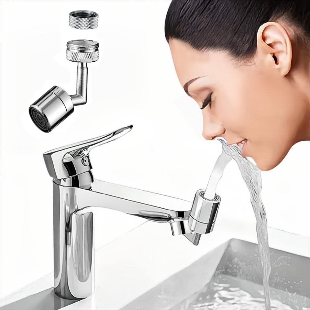 Meitaoyigou 720° Rotation Tap Aerator - Splash-Proof Water Bubbler for Faucet, Universal Fit for Kitchen and Bathroom
