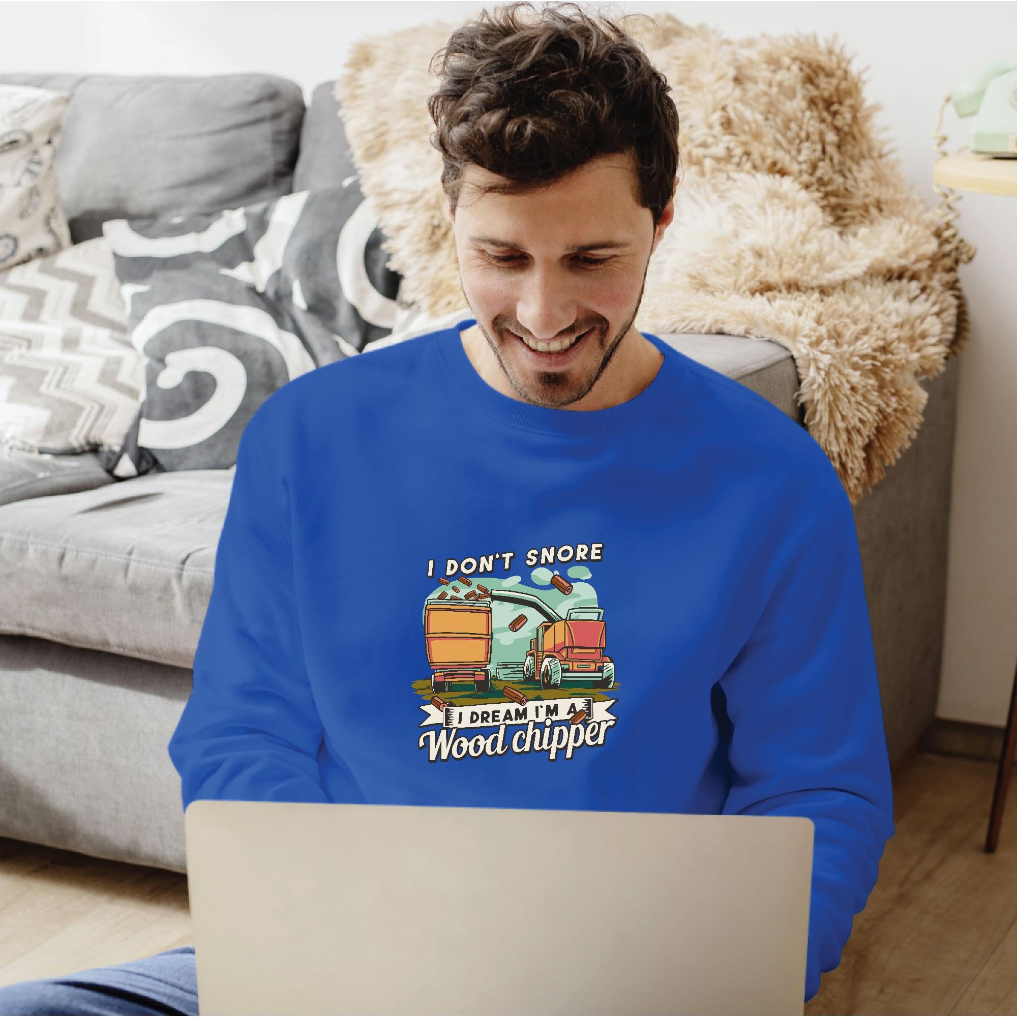 Men Wood Chipper Inspired Gift The perfect gift for DIY enthusiasts and tools lovers Black and Muticolor Unisex Long Sleeve T Shirt
