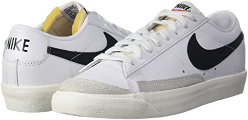 Nike Men's Low '77 Vintage Shoes Blazer, White/Black/Sail, 10