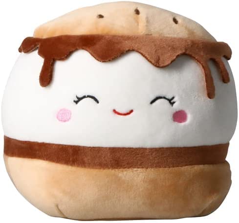 Squishmallow KellyToy 20 inch XLarge Carmelita The S’More Food Squad Plush Stuffed Animal