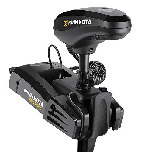 Minn Kota 1358731 PowerDrive Freshwater Electric-Steer Bow-Mount Trolling Motor with Digital Maximizer & i-Pilot GPS, 70 lbs Thrust, 54" Shaft