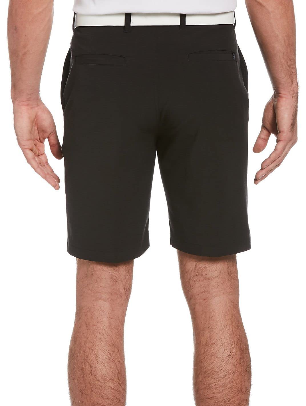 PGA TOUR Men's Standard Flat Front Horizontal Textured Golf Shorts, Rapture Rose Heather, 38