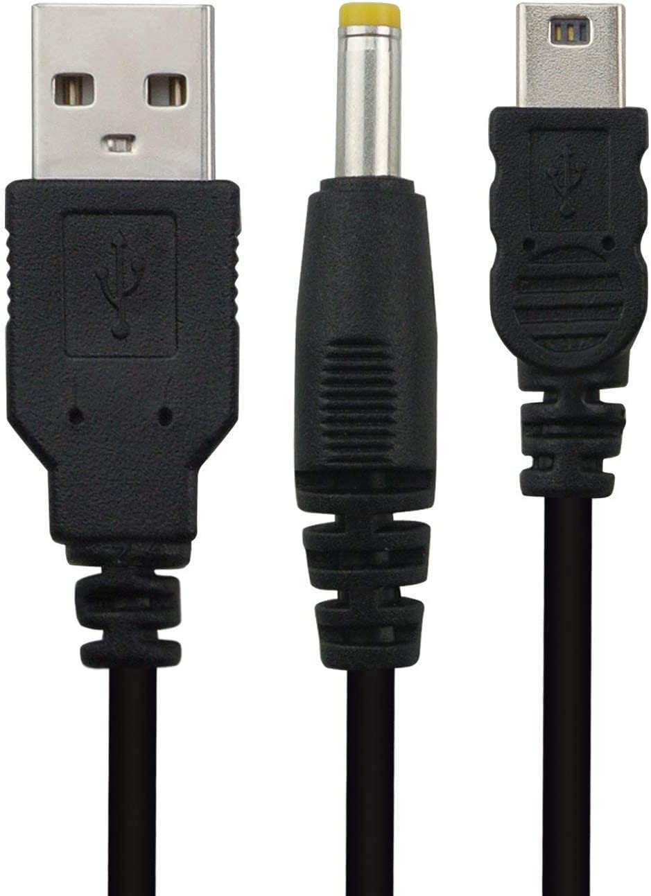 YNCRIS USB to PSP Cable, USB Data and Power Cable for Sony PSP 1000, 2000, 3000