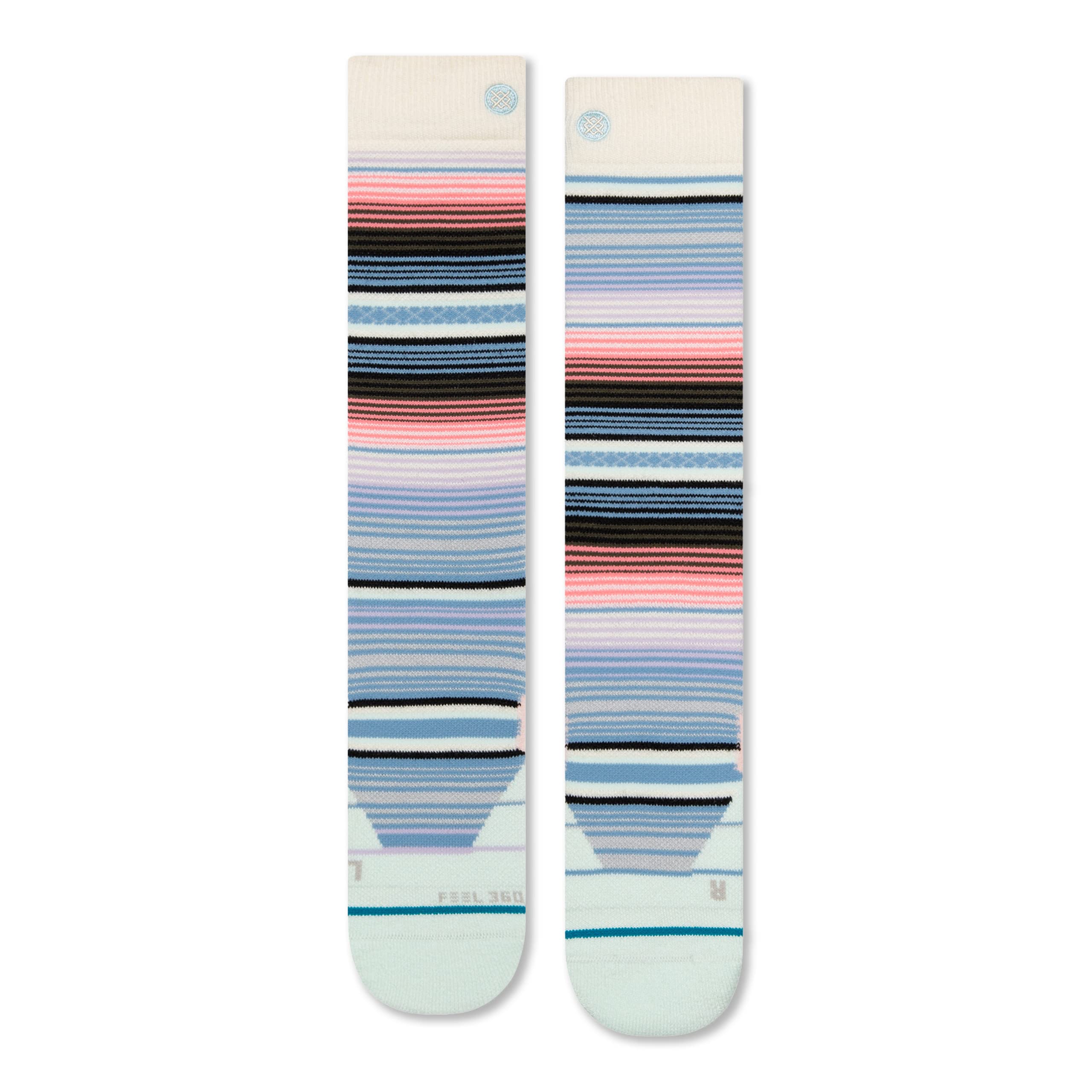 Stance Curren Snow OTC Socks (Large, Natural)