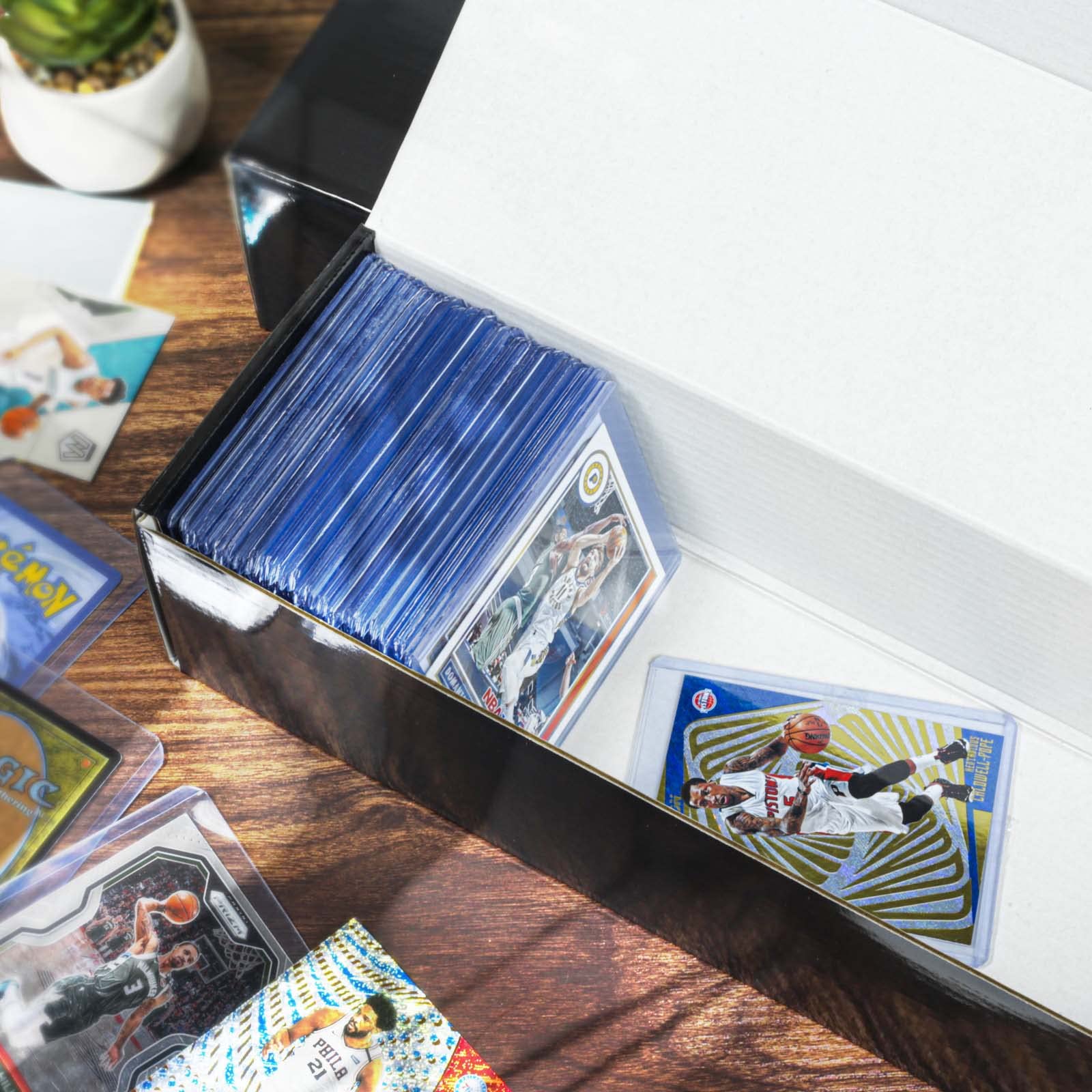 Top Loader Storage Box, Trading Card Storage Box, Cardboard Card Storage Box 10 Count