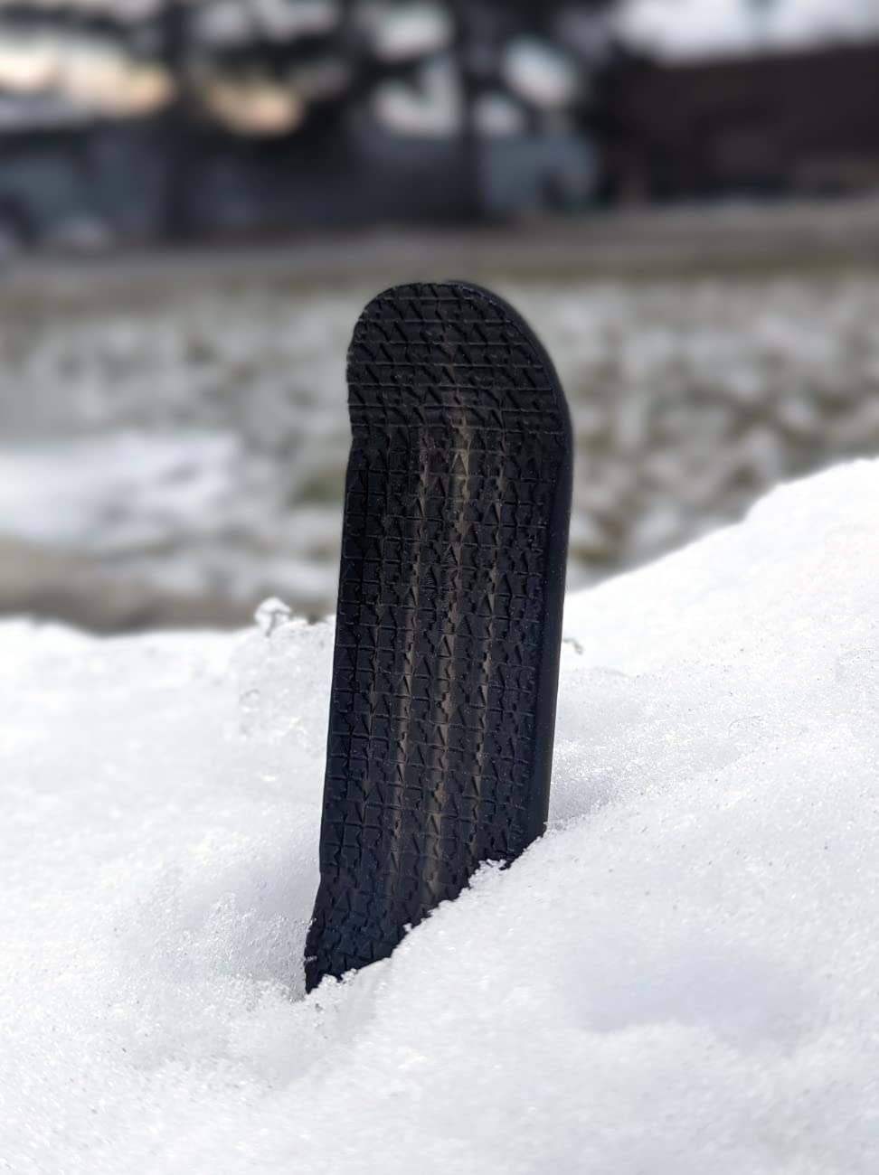 Teak Tuning Finger Snow Skate PRO - 98 x 32mm - Upgraded, Resin Construction - Midnight Black Colorway