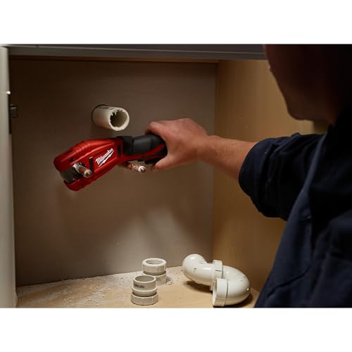 Milwaukee 2471-20 M12 Cordless Lithium Ion 500 RPM Copper Pipe and Tubing Cutter Adjustable from 3/8" to 1†Diameters (Battery Not Included, Power Tool Only)