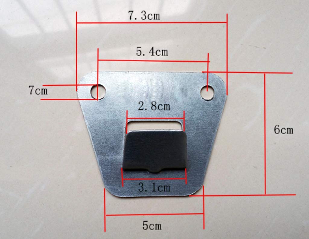mkki Wall Mount Range Hood Hook Hanger Plate,Universal Metal Wall Mount Iron Hook Hanger Plate Connector for Range Hood (A)