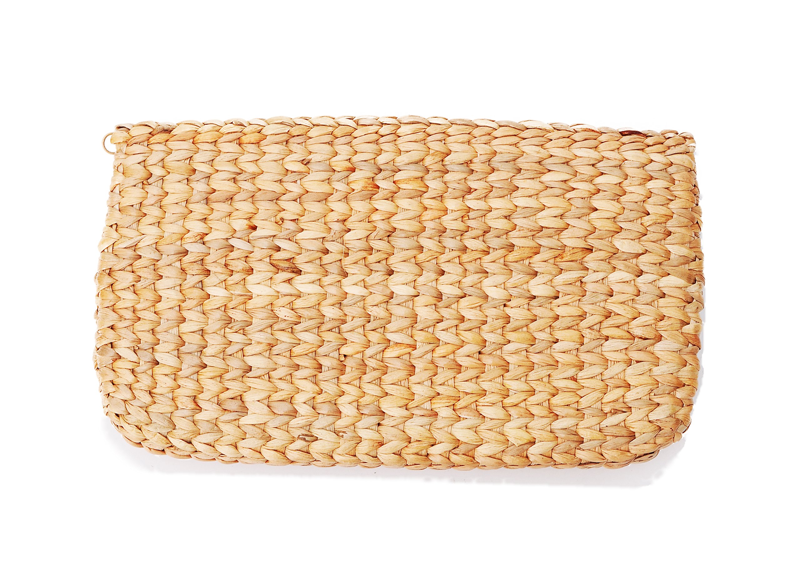 Mini Vintage Handmade Knit Bamboo Rattan Straw Clutch Bag/Handbag
