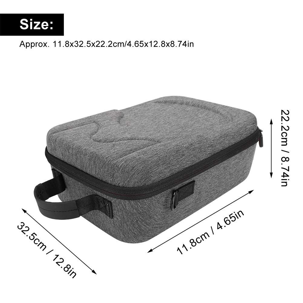 Romantic Valentine's Day Storage Bag for, Leftwei Vertical Storage Bag for Oculus VR Headset Storage Bag Waterproof Hard with Shoulder Strap Black/Grey for Travel Gaming VR Glass Oculus Quest Xiao