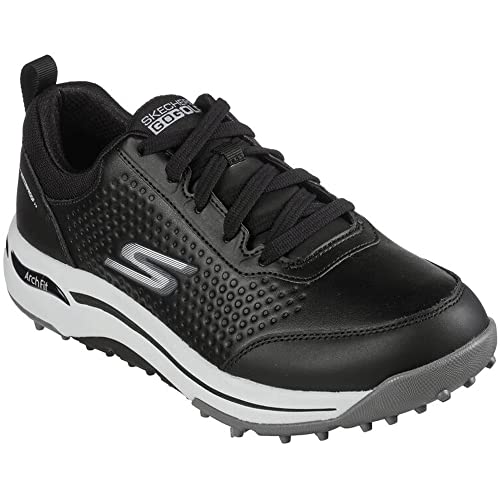 Skechers GO Golf Arch Fit Set Up Mens Golf Shoes Blk/Wht 12.0