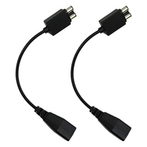 USonline911 2Pcs AC Power Supply Socket Converter Adapter Cord Cable for Xbox 360 to Xbox ONE