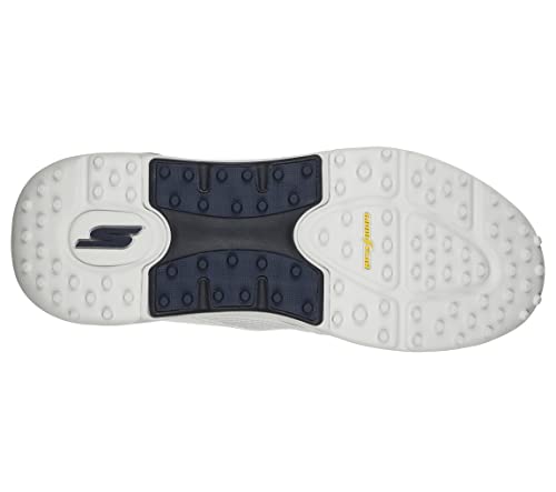 Skechers Men's Arch Fit Golf Shoe Sneaker, White/Navy 2 Strap, 11 Wide