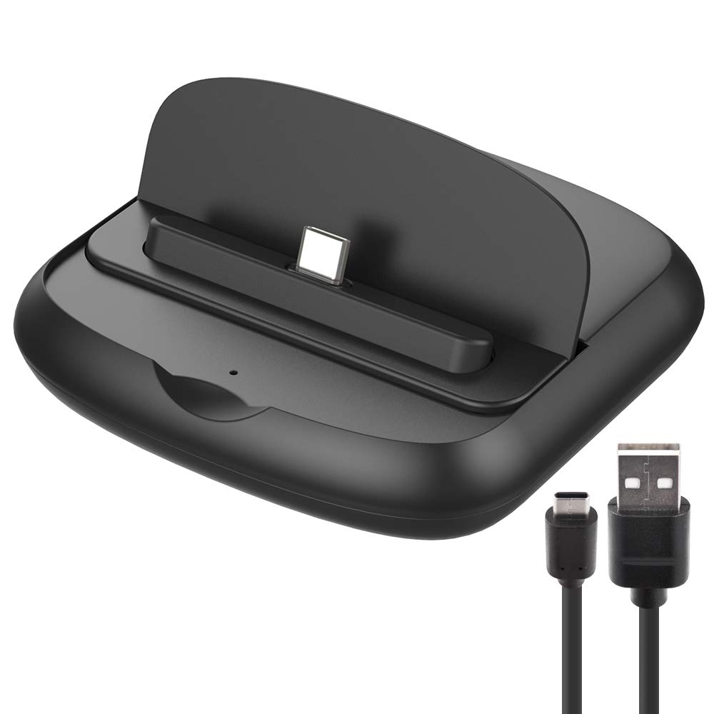 Ravol Charging Stand for Nintendo Switch/Switch-OLED, Foldable Mini Charging Display Dock Station with USB Type C Port (Adapter Not Included)