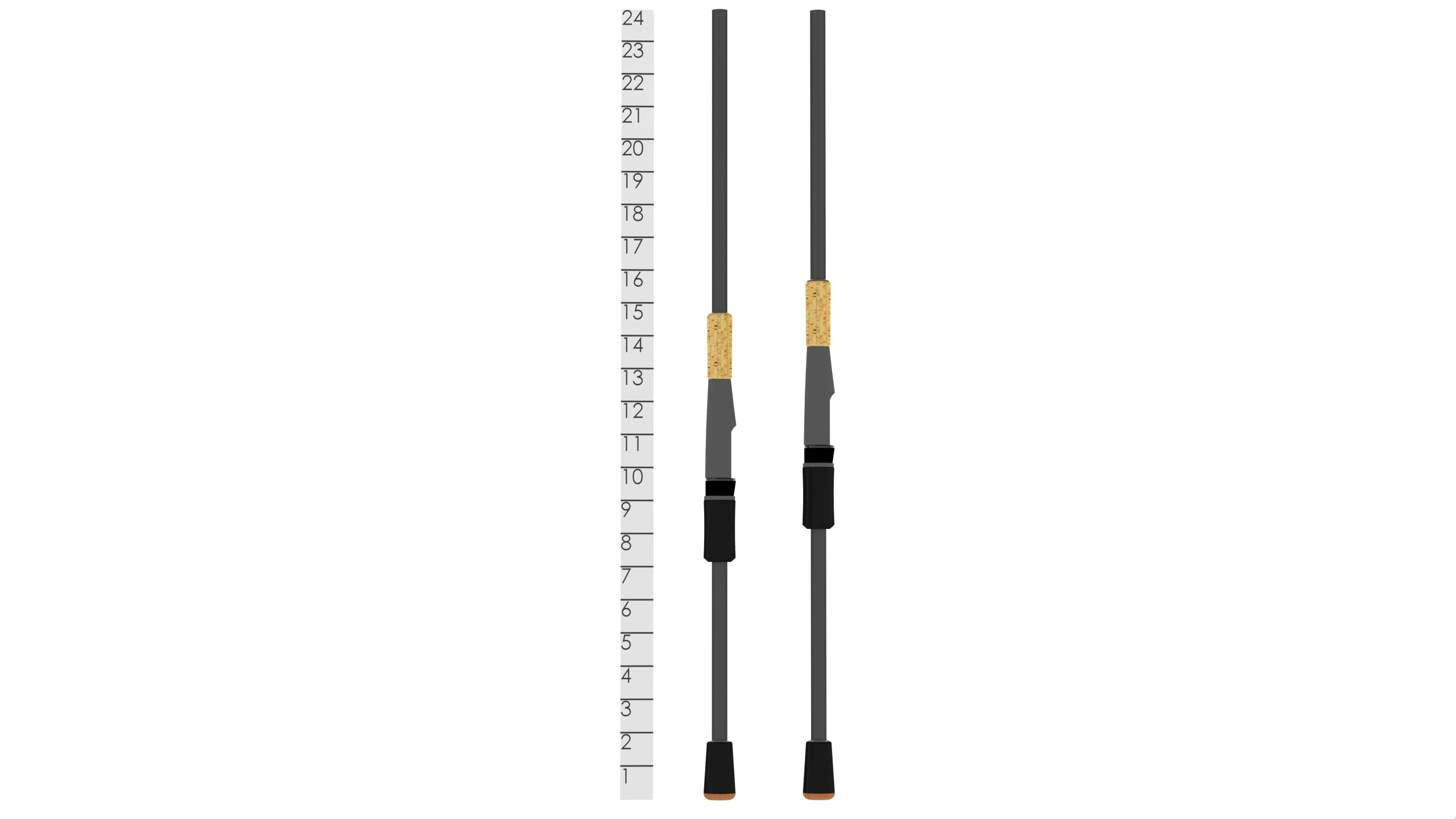 St. Croix Rods Bass X Spinning, 7'1"(BAS71MF)